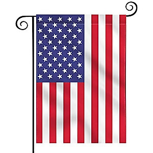 hogardeck Garden Flag American Flag, 12.5x18 US Garden Flags Double Sided, UV Protected, Vivid Color, USA Flag Garden Decor