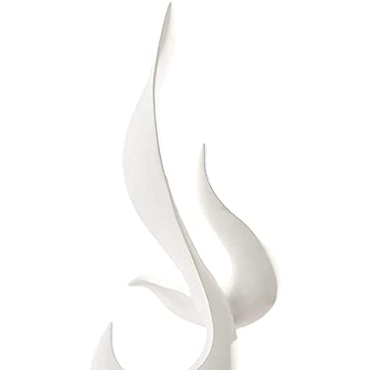 Joylern Resin Art Statue Minimalist Figurines Abstract Sculpture Desk Table Sculpture Ornaments for Home Bedroom Living Room Garden Office - White