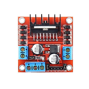 Aideepen 5pcs L298N Motor Driver Controller Board Module Stepper Motor DC Dual H Bridge for Arduin0 Smart Car Power UN0 MEGA R3 Mega256O