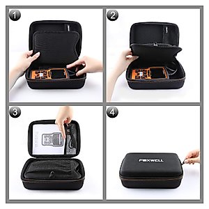 FOXWELL NT510 Elite OBD2 Scanner fit for Land Rover Jaguar Bundle with OBDII Diagnostic Box, All System, All Reset Service, ABS Auto Bleed, Bidirectional/Active Test, Car Code Scanner/Code Reader