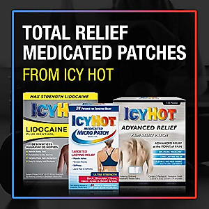 Icy Hot Original Medicated Pain Relief Patch, Large, 5 count