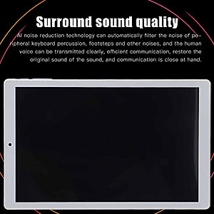 CHICIRIS HD Tablet, Octa Core CPU 10in Tablet 4GB RAM 5G WiFi 64GB ROM for Entertainment (US Plug)