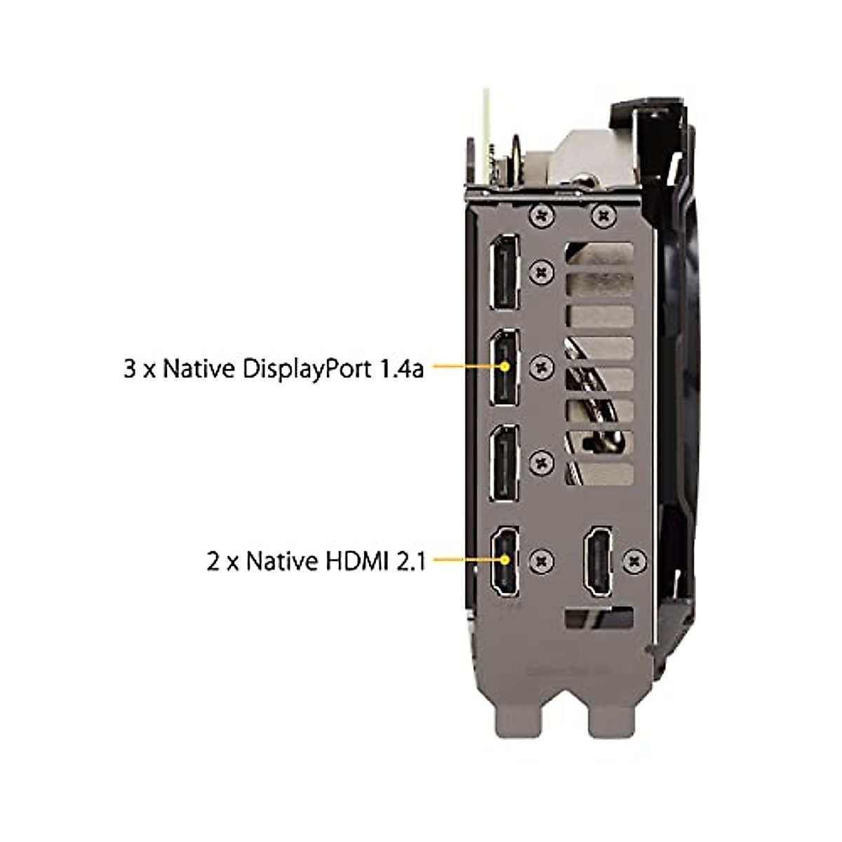 ASUS TUF Gaming NVIDIA GeForce RTX 3080 Ti OC Edition Graphics Card (PCIe 4.0, 12GB GDDR6X, HDMI 2.1, DisplayPort 1.4a, Dual Ball Fan Bearings, Military-Grade Certification, GPU Tweak II)