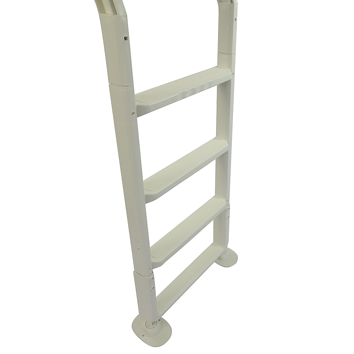 Champlain Plastics Above Ground Pool Deck Ladder Adjustable Upto 54". Made is USA