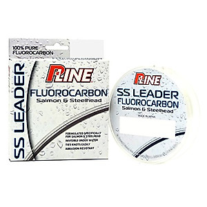 P-Line Salmon/Steelhead Select Fluorocarbon 100 yd Leader Material, 30 lb, Clear