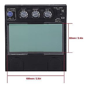 Electronic Welding Lens Horizontal Solar Automatic LCD Dimming Welding Helmet Mask Shade Welder Filter Goggles Adjustable Sensitivity
