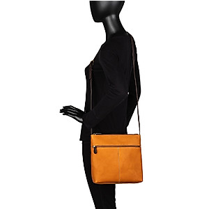 Le Donne Leather Sinclair Crossbody Purse Full Grain Leather Shoulder Bag Handbag for Women