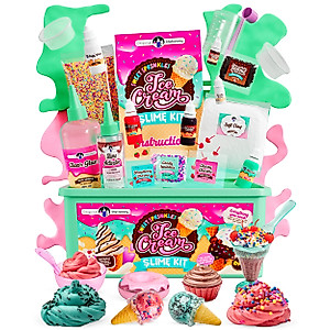 Original Stationery Sweet Sprinkles Ice Cream Slime Kit for Girls, Yummy Making to Create Sundae Girls & More, Fun Birthday Gift