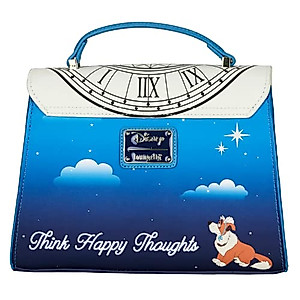 Loungefly Disney Peter Pan Glow Clock Crossbody Peter Pan One Size