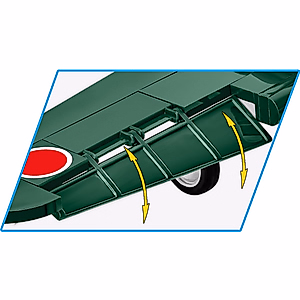 COBI Historical Collection WII Mitsubishi A6M2 Zero Japanese Fighter Plane