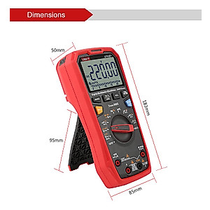UNI-T Digital Multimeter UT61E+ 22000 Counting AC and DC Current Multimeter High-Frequency Response Measurement Can accurately Measure Changes in weak Signals