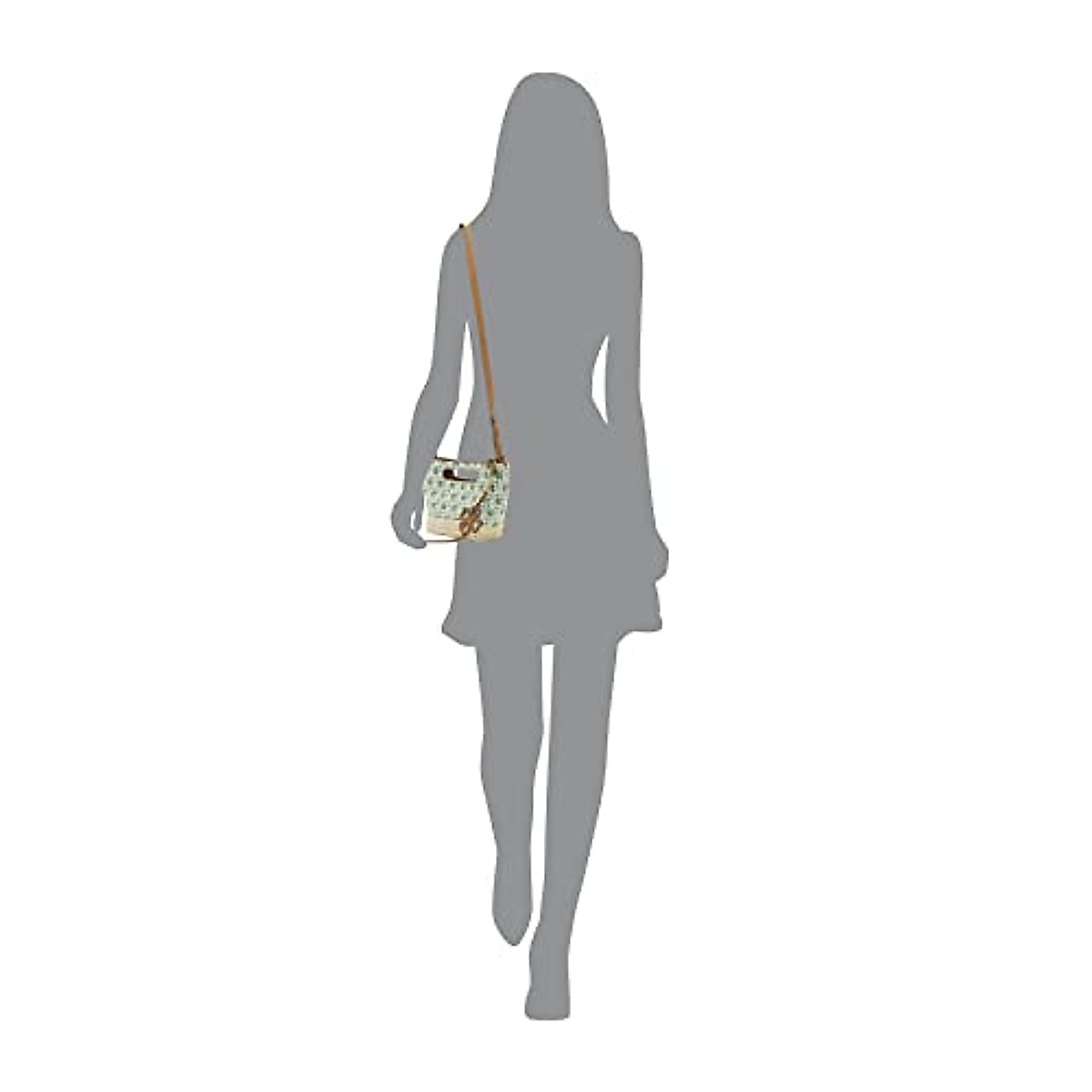 Lucky Brand womens Azon Crossbody, Juniper Multi, One Size US