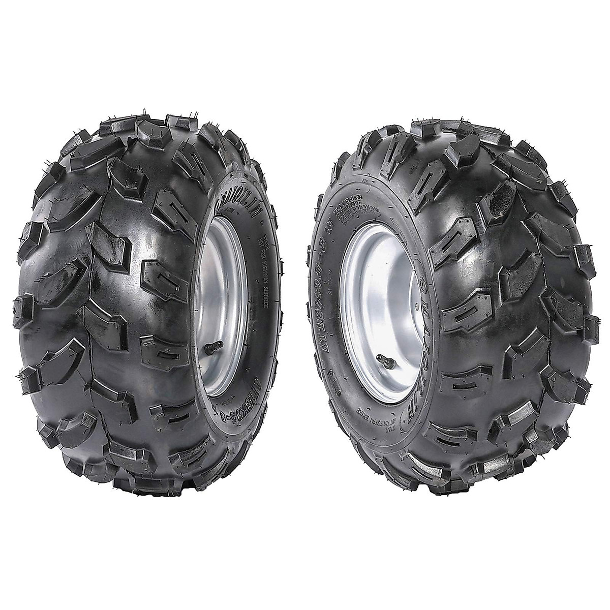 YC Yier 32" Go Kart Rear Live Axle Kit w/ 18x9.50-8" Wheels Tires Rims, 428 41T sprocket, Brake Assembly DIY Parts for Go Cart ATV Quad Golf Cart Buggy Four Wheels Drift Trike