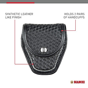 Bianchi 7917 AccuMold Elite Double Handcuff Case for Duty Belt