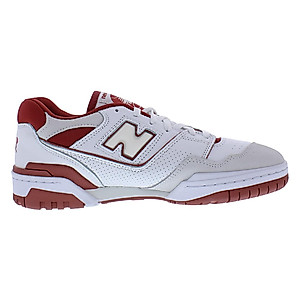 New Balance 550 Unisex Shoes Size 9, Color: White/Red-White