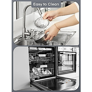 FOHERE Orange Juicer Squeezer, Cast Iron Lemon Squeezer, Commercial Citrus Juicer Hand Press for Orange, Lemon, Pomegranate, Grapefruit, Easy to Clean Citrus Squeezer with a Stainless Steel Cup