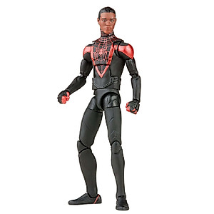 Spider-Man Marvel Legends Series Gamerverse Miles Morales 6-inch Collectible Action Figure Toy, 7 Accessories and 1 Build-A-Figure Part(s)