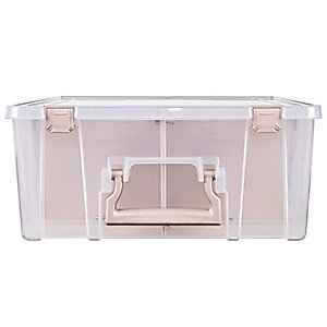 ArtBin Super Satchel Compartment Box - Stackable Durable Art Storage with 8 Removable Compartments, Smart Closure, and Portable Design for Craft Supplies, Threads, Ribbons, Paint Tubes