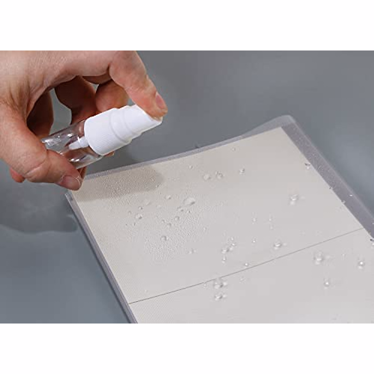 ONLYKXY 10pcs Clear Exercise Book Covers for School Books Waterproof Plastic Sleeves (A5)