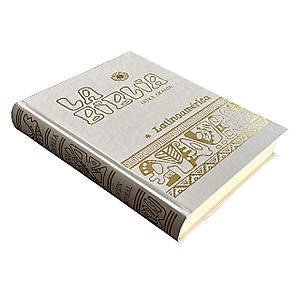 Coladera La Biblia Catolica Latinoamericana Letra Grande Edicion Cartone en Español con Señalador Biblico - The Latin American Catholic Bible Spanish Edition with Bookmarks (White)