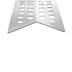 Folocy 17 5/8" Grill Heat Plates Flame Tamer BBQ Gas Grill Replacement Parts for Bull 16631, LP 47628, 57568 LP, LP 62648, Angus 47629, Brahma 57568, 57569, Outlaw 26038, Steer Premium 69009, 16GA