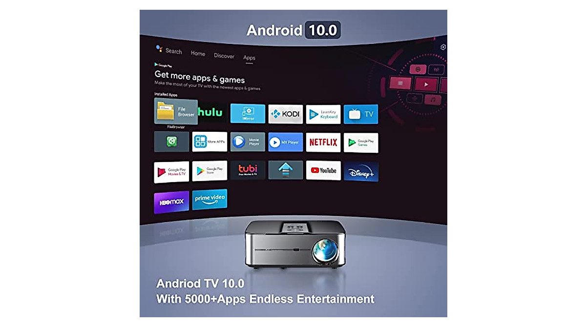 Smart Projector 5G WiFi & 4K Support | ARTlii Play3 Outdoor Cinema