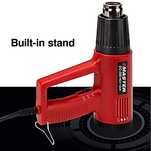 Master Appliance EC-200 Variable Temperature Heat Gun, Hot Air Gun, 120V, 10 Amps, 1200W, for shrink wrap, wire connectors, shrink tubing, crafts, stripping paint