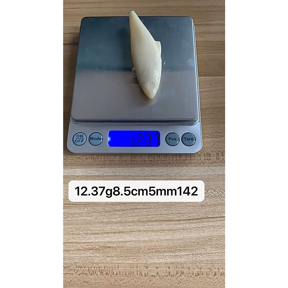 10pcs Unpainted VIB Bait lipless Blanks Fishing 85mm 12.37g Crankbait Simulation Blank Body Clear Hard Plastic Trout Salmon Swimming Sea Bait Topwater Freshwater Plastic Minnow Lure 142 Free Eye