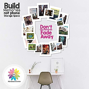 Mat Board Center, Pack of 25, 11x14 White Backing Boards - 4-ply Thickness - for Pictures, Photos, Framing Support - Great for DIY Projects, Art, Prints