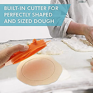 Zoie + Chloe Set of 3 Dough Press - Plastic Pastry Shaper & Empanada Maker Press With Crimped Crust Edges - Kitchen Tools For Making Dumplings, Hand Pie, Ravioli, Pierogi, Turnover - 4”, 5”, 6”