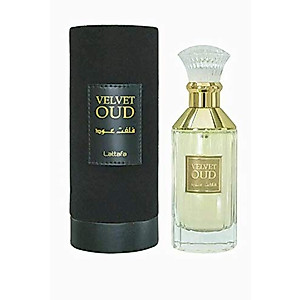 Velvet Oud - Eau De Parfum Spray (100 ml (with - 3.4Fl oz) by Lattafa