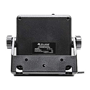 Midland – 21-404C Retro External Speaker – Compatible with CB and MicroMobile Radios – 6 Watts of Power with Swivel Base Bracket