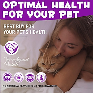 ARMOYA Cat Melatonin - Melatonin for Cats - Cat Calming Treats- Cat Sedative for Grooming - Helps to Support Restful Sleep for Your Cat - Cat Sleep Aid - Anxiety Relief for Cats