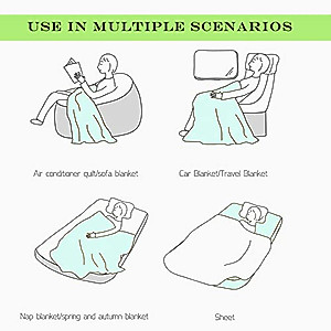 Wesan Floral Blanket Purple Flowers Gifts for Mom Women Kids Girls Super Soft Cozy Plush Throw for Birthday Mothers Day Christmas Colorful 50"x60"