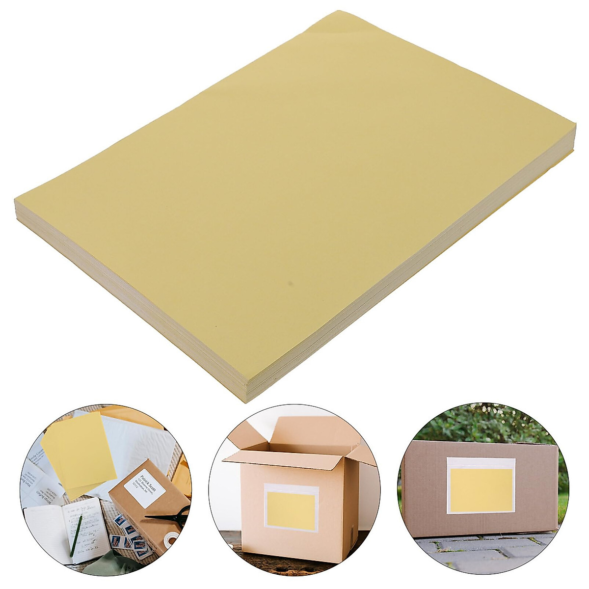 NUOBESTY 100 Sheets printable sticker labels inkjet printer paper blank envelopes ink stickers printer printable labels sticker printer paper white paper stickers a4