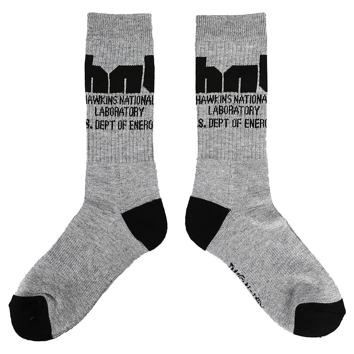 Bioworld Stranger Things Hawkins Indiana Athletic Casual Crew Socks for Men 3-Pack