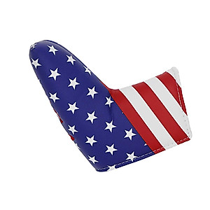 HISTAR Golf Putter Cover Headcover Stars and Stripes Design with USA Letters