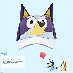 Bluey Hat Toddler Baseball Cap – Cute Hat for Kids, Adjustable Toddler Ball Cap, Bluey, Bingo, Bandit