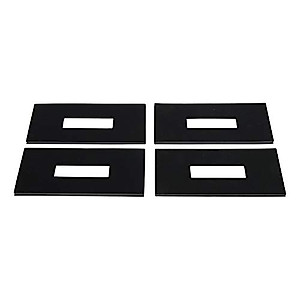 CURT 16901 5th Wheel Rail Sound Dampening Pads, 4-Pack