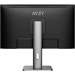 MSI Pro MP273QP, 27" Monitor, 2560 x 1440(QHD) IPS, 75Hz, TUV Certified Eyesight Protection, 1ms, Displayport, HDMI, Tilt, Swivel, Height, Pivot, Black