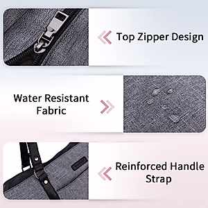 Laptop Tote Bag for Women, 15.6 Inch Computer Shoulder Bag Teacher Work Bag Travel Purse with Small Pouch VONXURY