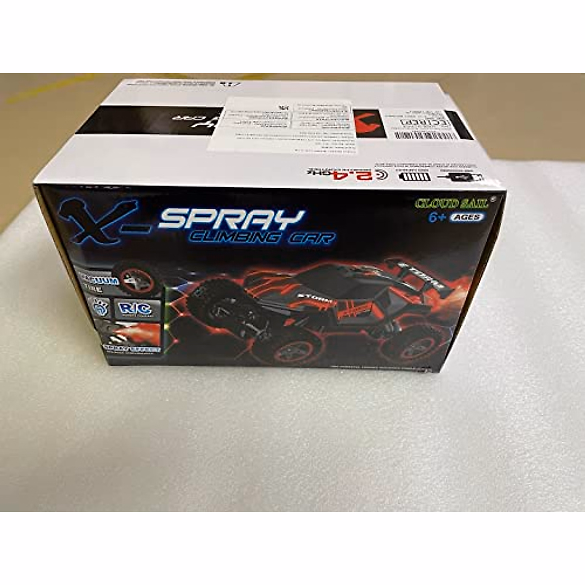 HOMYE Remote Control Car, 1:16 RC Cars for Boys Age 4-7 8-12 with Scale Sprays and Lights, 2 Batteries for 60 Minutes Playtime, All Terrains RC Drift Car for Boys Girls