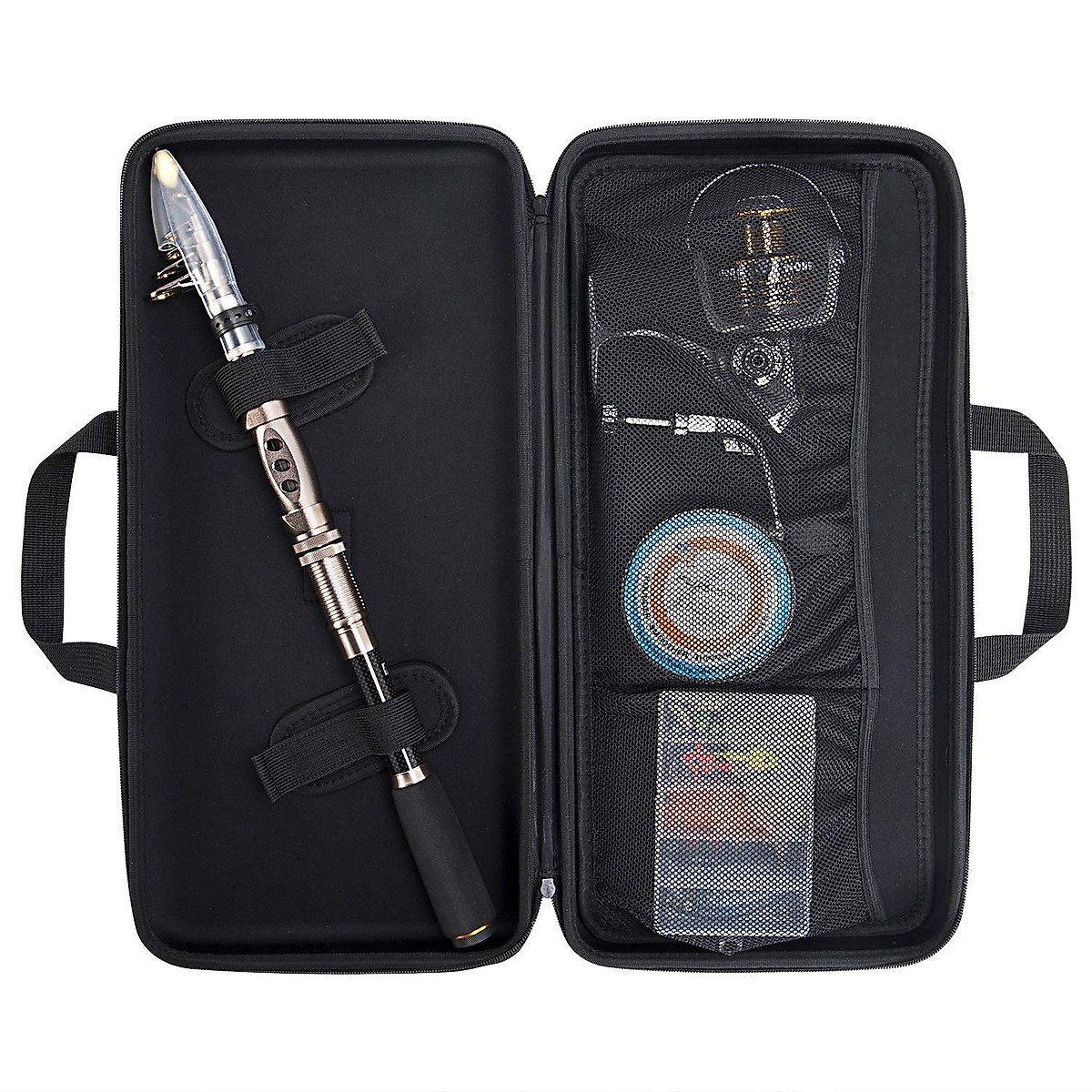 PLUSINNO Fishing Rod and Reel Combos, Fishing Net，Saltwater Freshwater Resistant Fishing Gear