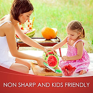 Watermelon Windmill Cutter - Slice a Watermelon in Seconds, 304 Stainless Steel Fruit Slicer Pro Knife - OKMIMI Kitchen Gadgets Tools