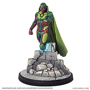 Atomic Mass Marvel Crisis Protocol: Vision & Winter Soldier Chara, Multicolor