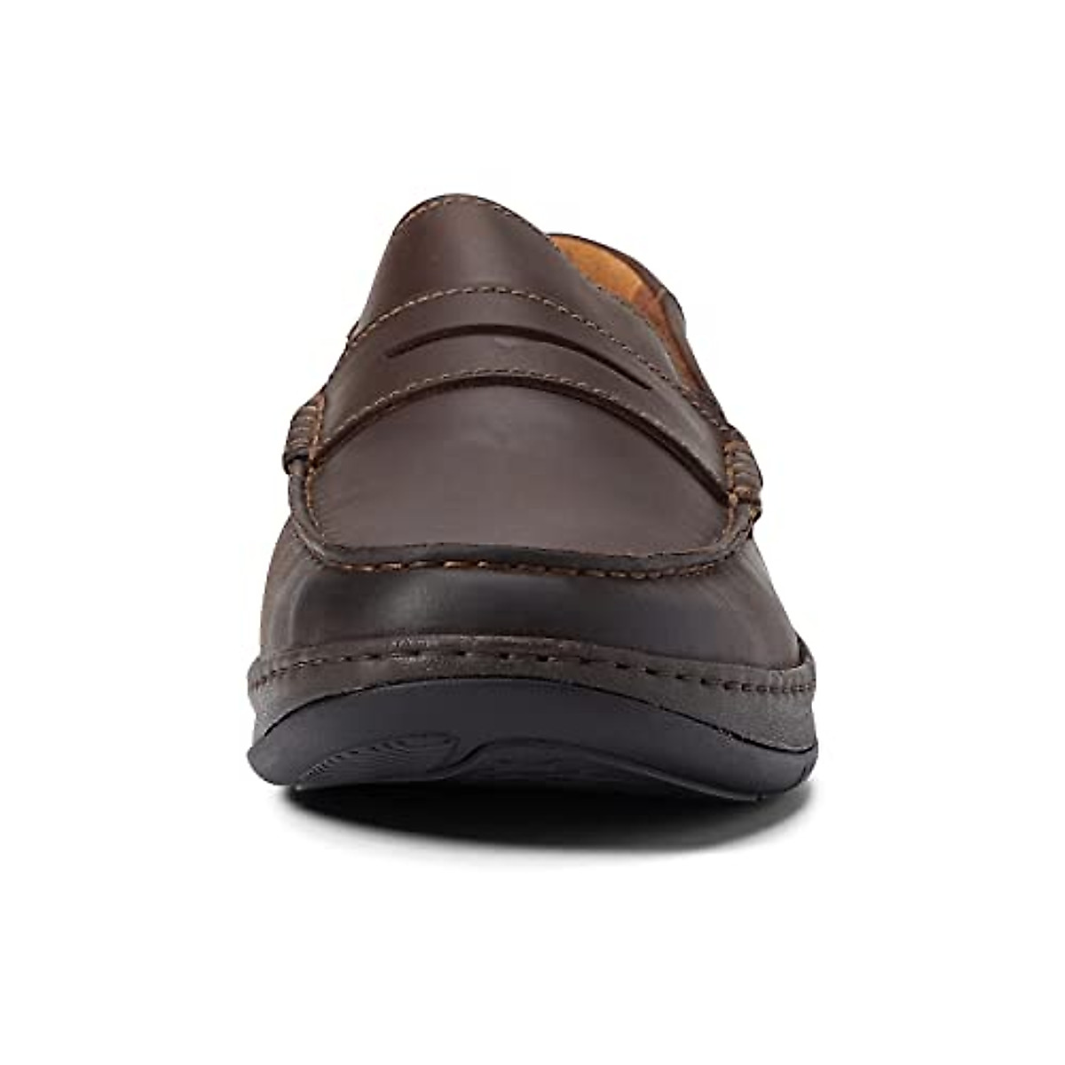 Florsheim Central Moc Toe Penny Leather Brown Crazy Horse 10.5 M (D)