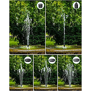 Biling Solar Water Fountain for Bird Bath, 3.5W Solar Water Pump Outdoor with 10ft Cable, 4ft Tubing, Solar Pond Pump for BirdBath, Garden Small Ponds and Fish Tank