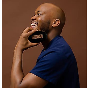 Beard SZN Beard Care Brush with Natural Beechwood and Boar Bristles to Groom, Soften, and Style Coarse Beards