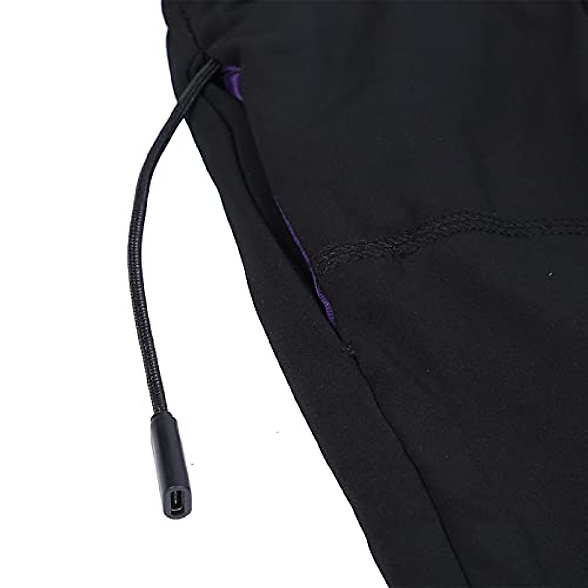 Owlike Heating Pants USB Electric Charging 3 Gears Temperature Electric Thermal Heating Trousers for Men Women