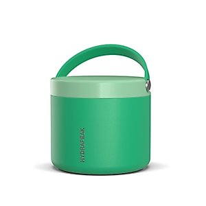 Hydrapeak 18oz Stainless Steel Vacuum Insulated Thermos Food Jar | Kids Thermos for Hot Food and Cold Food, Wide Mouth Leak-Proof Soup Thermos for Adults, 10 Hours Hot and 16 Hours Cold (Jade)